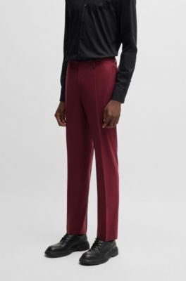 HUGO - Slim-fit suit in a performance-stretch wool blend
