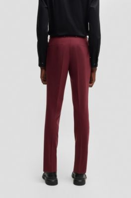 HUGO - Slim-fit suit in a performance-stretch wool blend