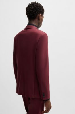 HUGO - Slim-fit suit in a performance-stretch wool blend
