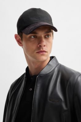 BOSS - BOSS | Aston Martin cap with faux-suede visor - Black