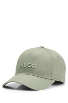 HUGO - Boné em sarja de algodão com logótipo na frente e na viseira ...