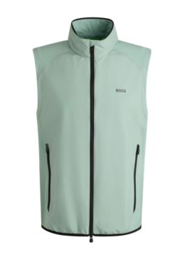 BOSS - Wasserabweisende Golfweste mit dekorativen reflektierenden ...