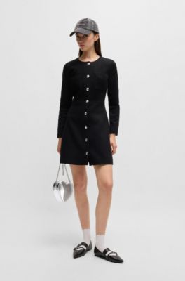 HUGO - Heart-shaped crossbody bag in silver-tone material - Silver