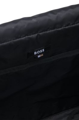 BOSS - Weekender mit polierten Beschlägen in Silber-Optik - Schwarz