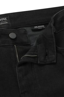 BOSS - BOSS SELECTED BY BECKHAM Delaware slim-fit jeans - Black