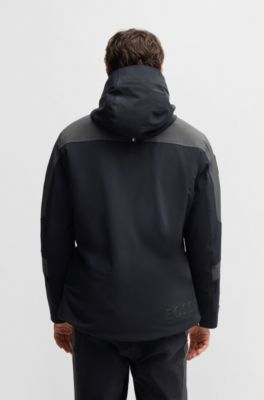 BOSS - BOSS Ski water-repellent jacket with carrying straps - Black
