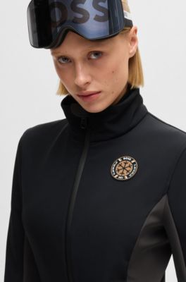 BOSS - BOSS Ski water-repellent suit with zipped hems - Black