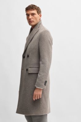 BOSS - BOSS SELECTED BY BECKHAM alpaca-blend coat