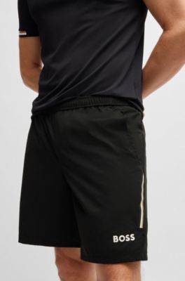 BOSS - Shorts de tenis activos BOSS x Matteo Berrettini en tejido ...