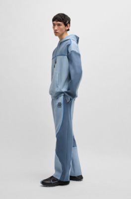HUGO - HUGO x RB cotton-blend tracksuit bottoms with piping details ...