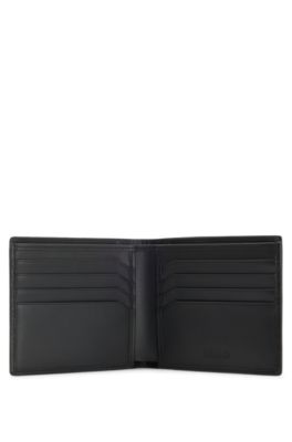 HUGO - Gift-boxed wallet and coin case in smooth leather - Black