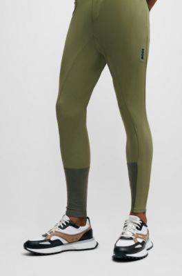 BOSS - Equestrian breeches with full grip - Light Green