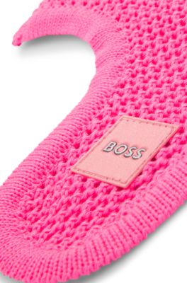 BOSS - Cuffietta per cavallo con toppa con logo - Rosa