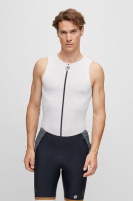 BOSS - BOSS x ASSOS sleeveless cooling base layer with branding - White