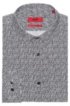 HUGO - Extra-slim-fit cotton shirt with graphic pigment print