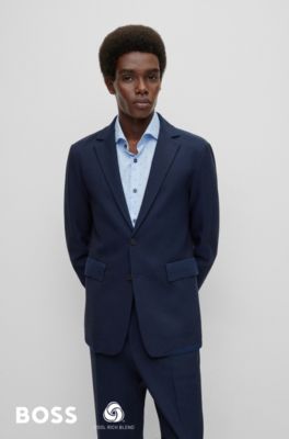 BOSS Slim-fit Suit In A Performance-stretch Wool Blend