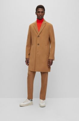 Hugo boss camel coat online