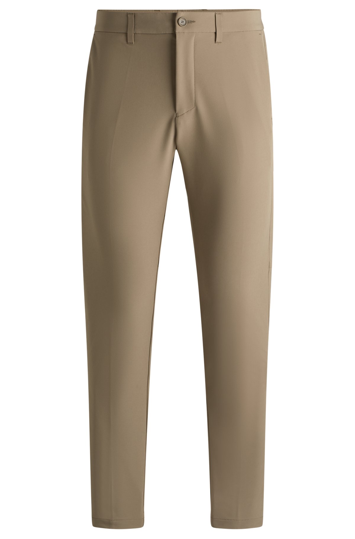 BOSS - Slim-fit chinos in easy-iron four-way stretch fabric BOSS - Slim-fit chinos in easy-iron four-way stretch fabric