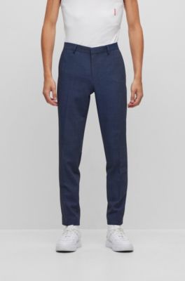 Hugo boss mens smart trousers online