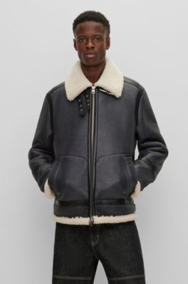 HUGO BOSS | Men's Designer Leather Jackets