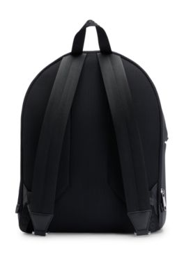 Hugo boss backpack leather online