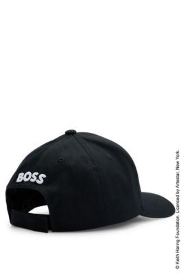 BOSS - BOSS x Keith Haring gender-neutral cap with embroidered ...