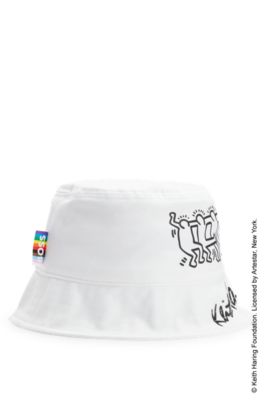 BOSS - BOSS x Keith Haring gender-neutral bucket hat with special artwork