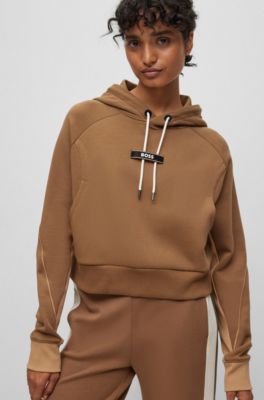 BOSS - BOSS x Alica Schmidt hoodie with logos and contrast inserts