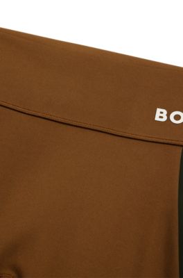 BOSS - BOSS x Alica Schmidt logo leggings with color-blocking