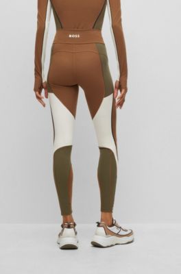 BOSS - BOSS x Alica Schmidt logo leggings with color-blocking