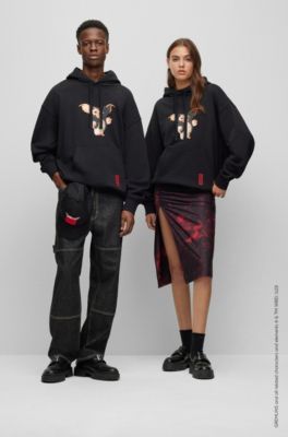 HUGO - HUGO x Gremlins all-gender hoodie in cotton terry