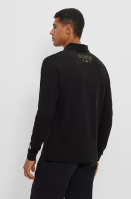 BOSS - Polo de manga larga BOSS x NFL con detalle de la colaboración