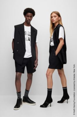 BOSS - Camiseta BOSS x Keith Haring con ilustración fotográfica