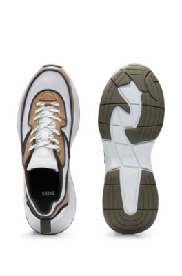 BOSS - BOSS x Alica Schmidt chunky-profile trainers with leather details