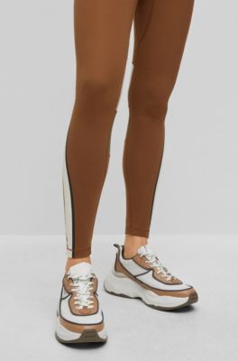 BOSS - BOSS x Alica Schmidt chunky-profile trainers with leather details
