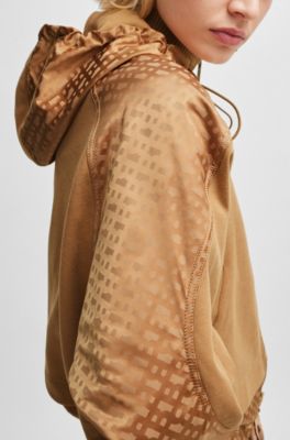 BOSS - Hybrid jacket with monogram patches