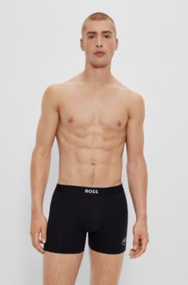 BOSS - Lot de deux boxers longs BOSS x NFL avec logo du partenariat