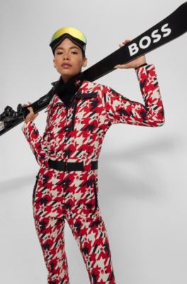 BOSS - BOSS x Perfect Moment hooded ski suit - Red