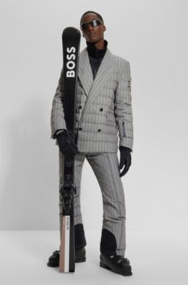 BOSS - BOSS x Perfect Moment pinstripe ski trousers - Grey