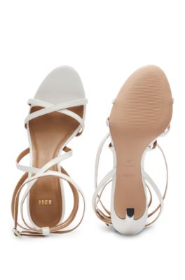 BOSS - Strappy sandals in nappa leather