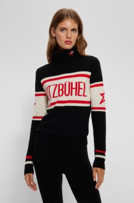 BOSS - BOSS x Perfect Moment virgin-wool sweater with 'Kitzbühel ...