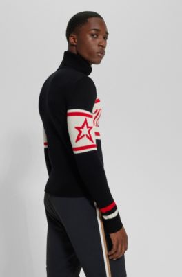 BOSS - BOSS x Perfect Moment virgin-wool sweater with 'Kitzbühel ...