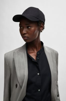 BOSS - NAOMI x BOSS cotton-twill cap with 3D embroidery