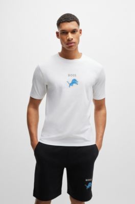 BOSS - BOSS x NFL stretch-cotton T-shirt with special artwork