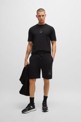 BOSS - Shorts BOSS x NFL en felpa de rizo de algodón con ilustración ...