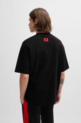 HUGO - Camiseta HUGO x RB oversize fit con motivo de toro de la marca
