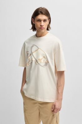 HUGO - Camiseta HUGO x RB oversize fit con motivo de toro de la marca ...