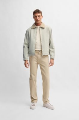 BOSS - Chaqueta BOSS SELECTED BY BECKHAM en denim italiano con cuello ...