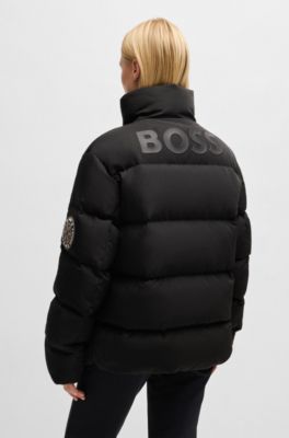 BOSS - BOSS Ski water-repellent puffer jacket with down filling - Black