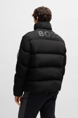 BOSS - BOSS Ski water-repellent puffer jacket with down filling - Black